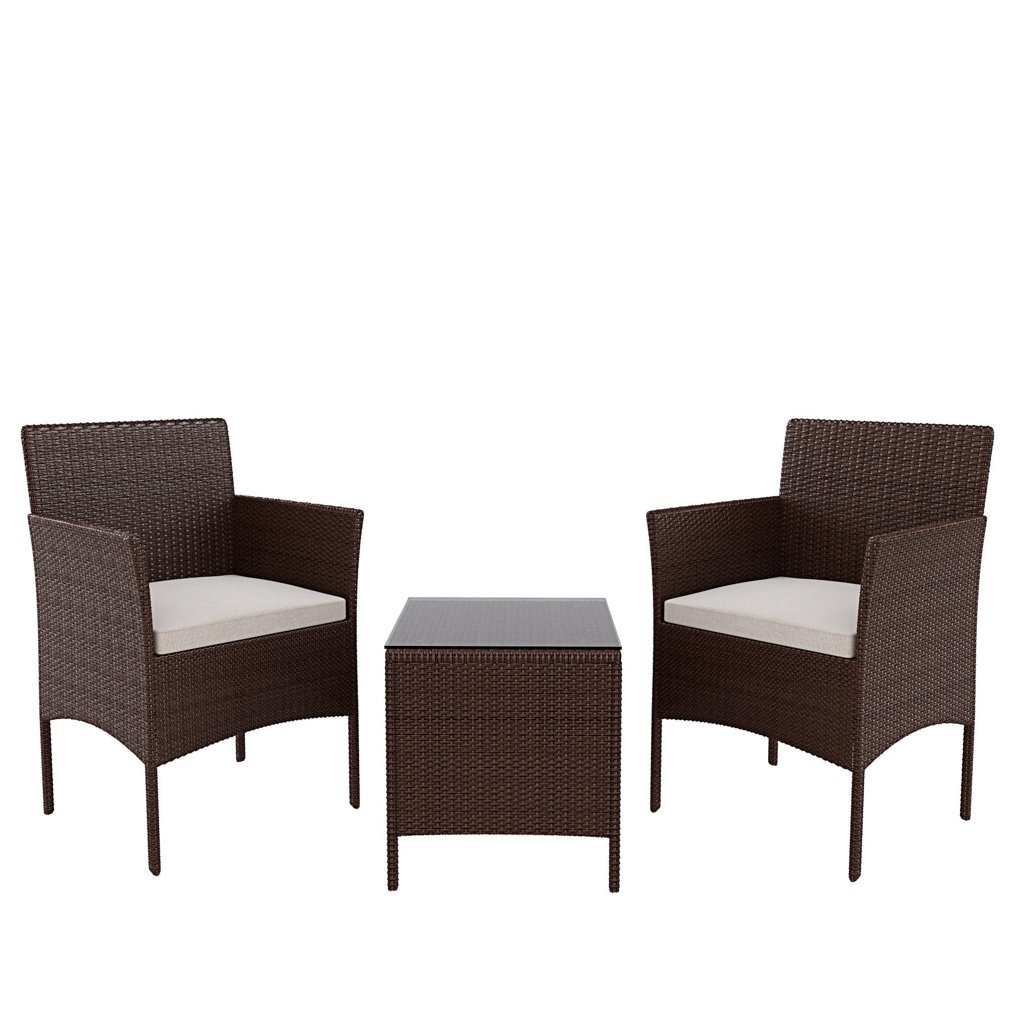 Set Di Mobili da Giardino Salotto Salottino in Rattan 2 Posti 2 ...