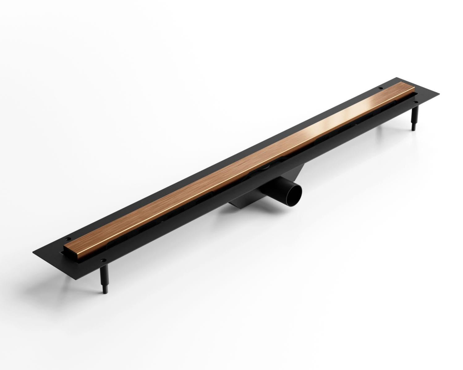 Desagüe lineal cobre satinado 80cm - Lambro | Leroy Merlin