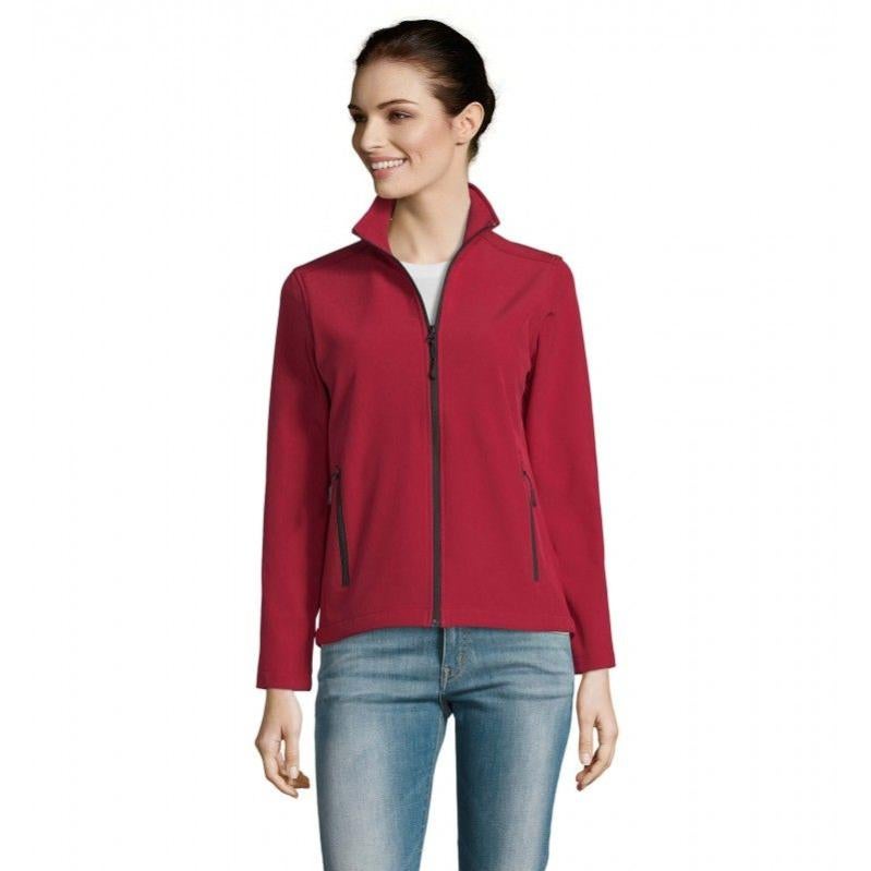 Sol's - Veste femme zippée softshell RACE WOMEN - Rouge - L | Leroy Merlin