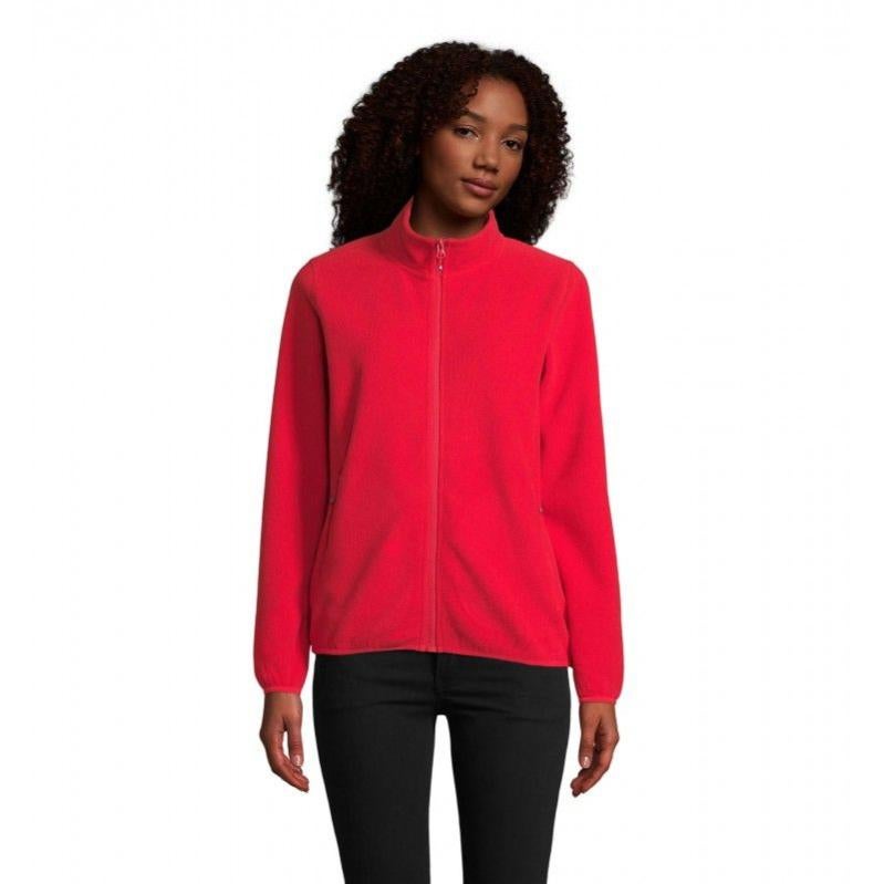 Sol's - Veste micropolaire zippée femme FACTOR WOMEN - Rouge - 2XL ...