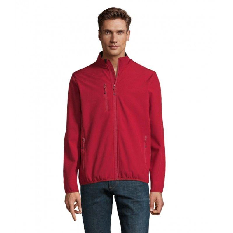 Sol's - Veste homme zippée softshell RADIAN MEN - Rouge - XL | Leroy Merlin