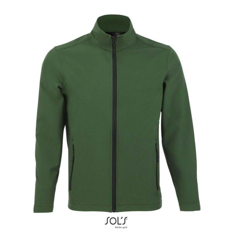 Sol's - Veste homme zippée softshell RACE MEN - Vert Bouteille - XL | Leroy Merlin