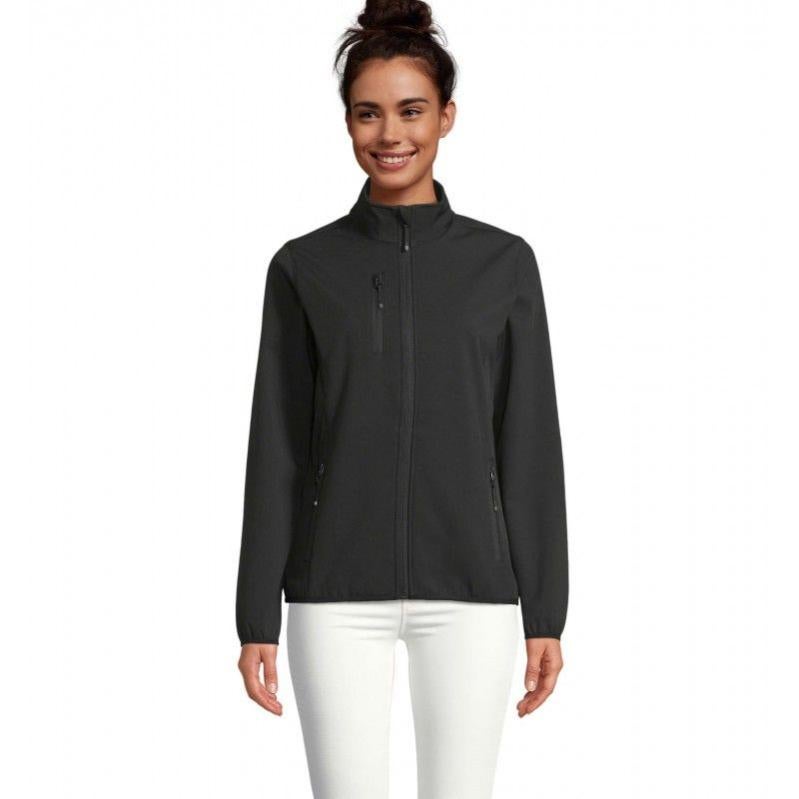 Sol's - Veste femme zippée softshell FALCON WOMEN - Noir - 2XL | Leroy ...