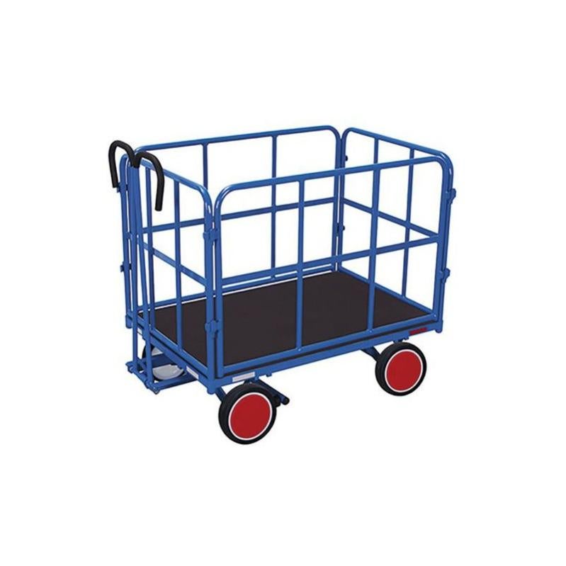 Chariot Remorque Manuelle VARIOFIT Avec 4 Ridelles en Tube Acier - ZU ...