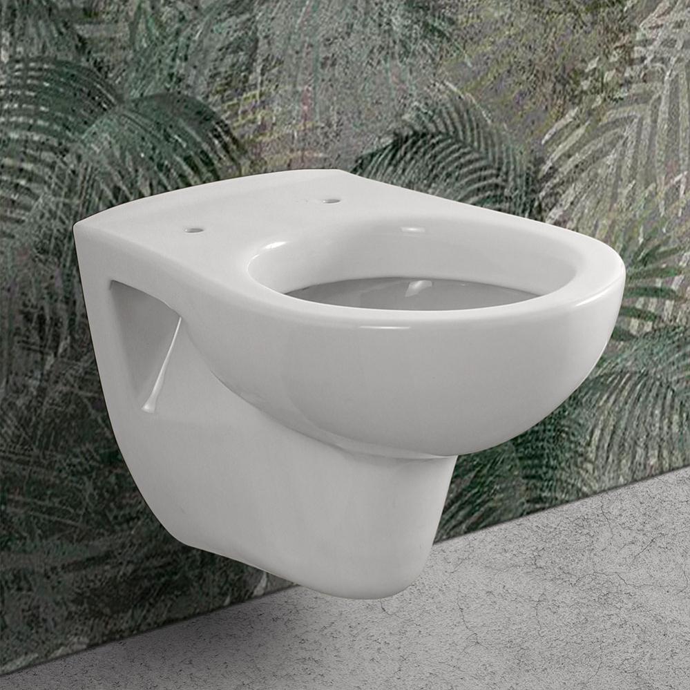 Wc sospeso con brida in ceramica bianco lucido | Domus | Leroy Merlin