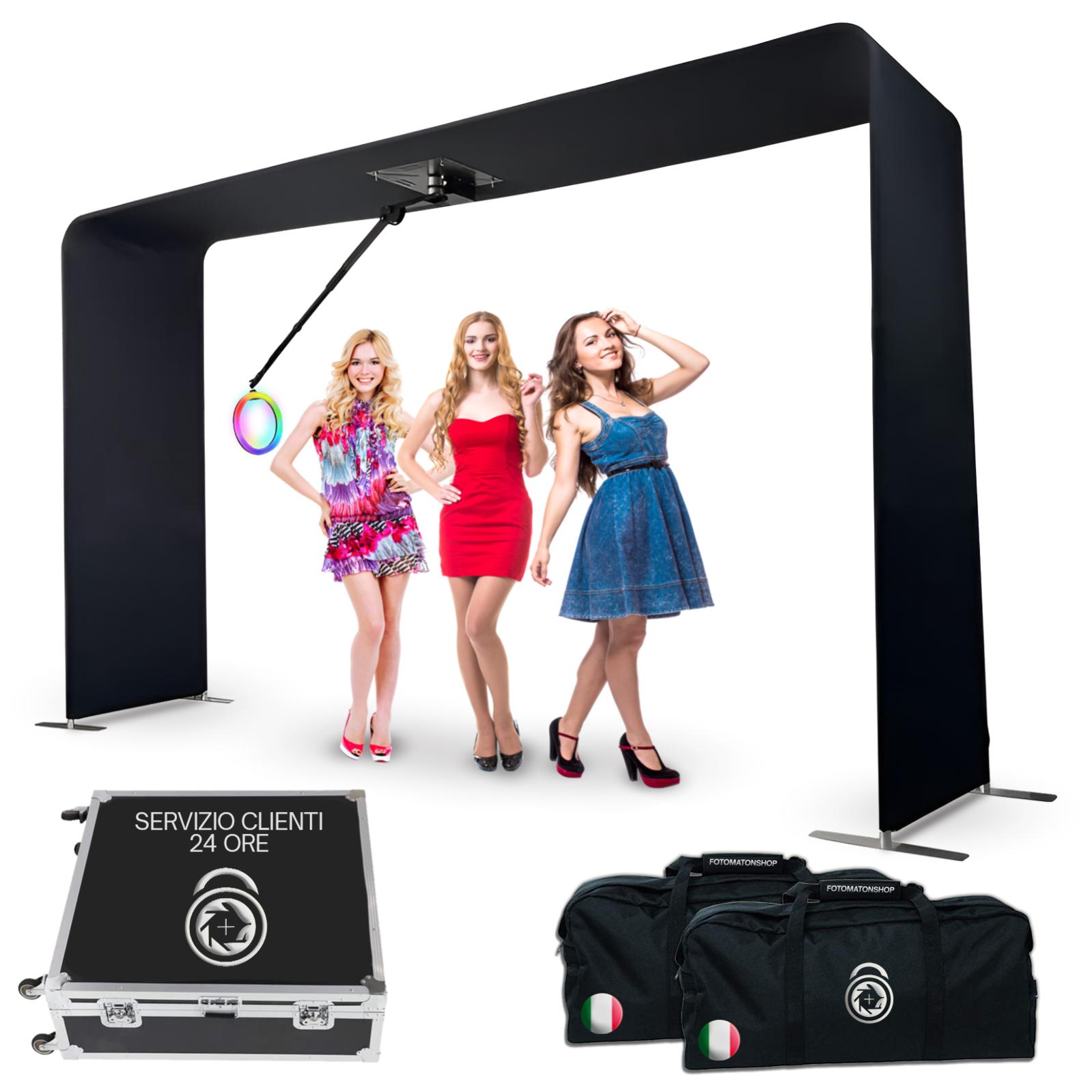 360 Photo Booth rotante con più persone, 360 Photo booth aereo, Sky ...