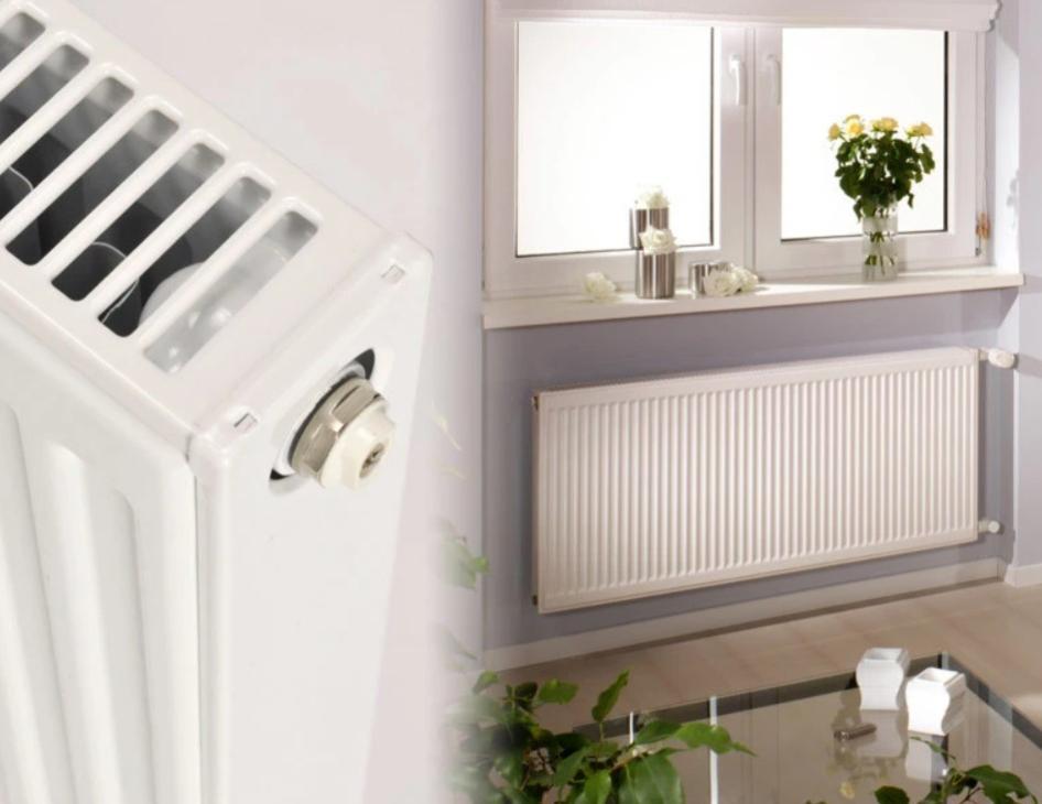 Radiatore a piastra orizzontale in acciaio Tipo 22, h60x90cm, 1499 watt ...