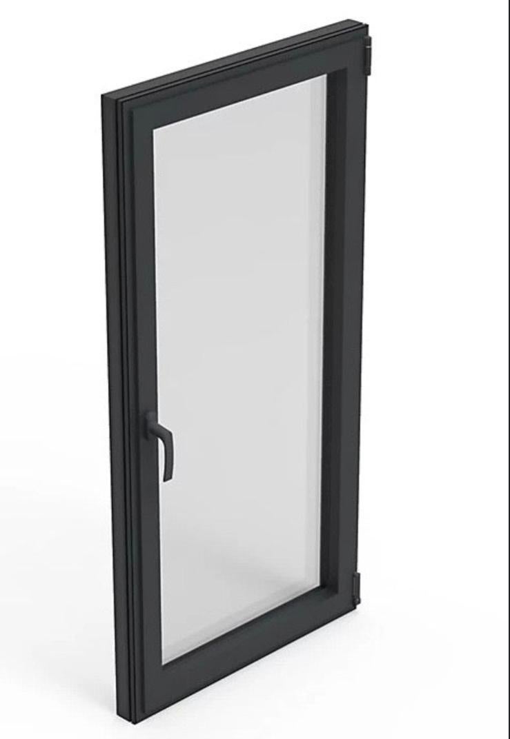 Fenêtre Aluminium avec 1 ventail ouvrant 100x220 | Leroy Merlin