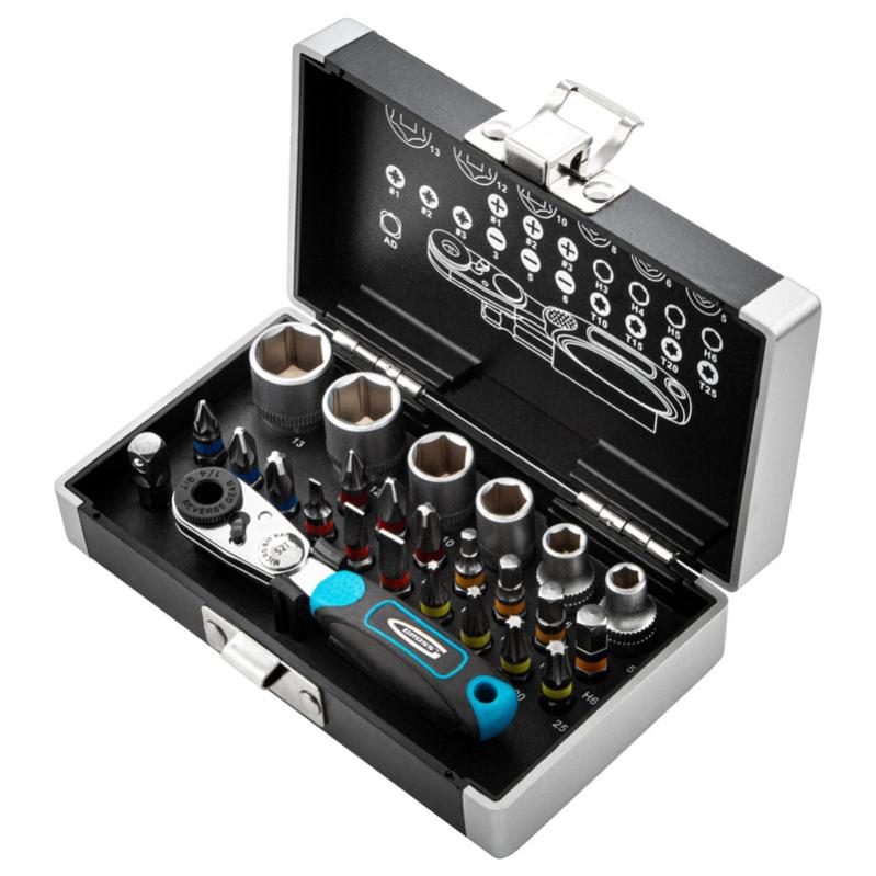 GROSS - Kit embouts avec clé magnet. - 26 pcs. | Leroy Merlin