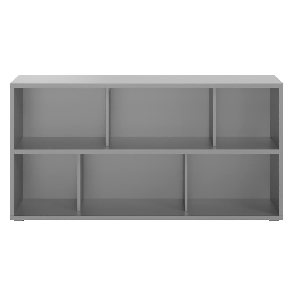 Bibliothèque basse noire L140 cm EPURE | Leroy Merlin