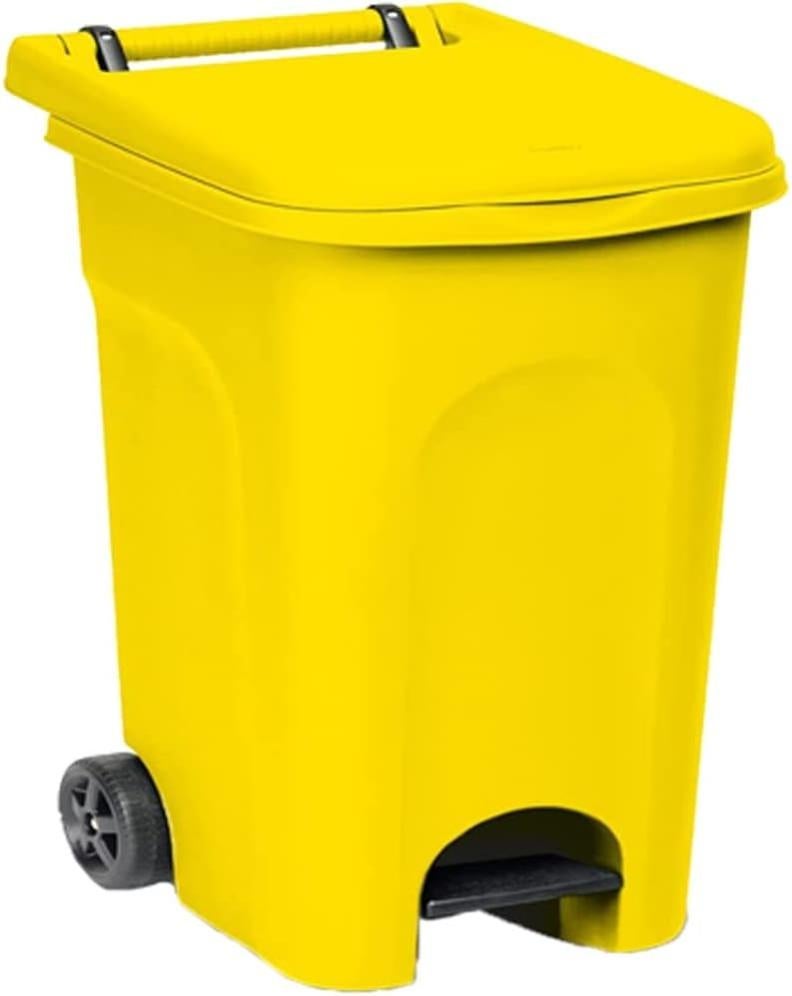 Pattumiera con pedale e ruote per Raccolta Differenziata contenitori ...