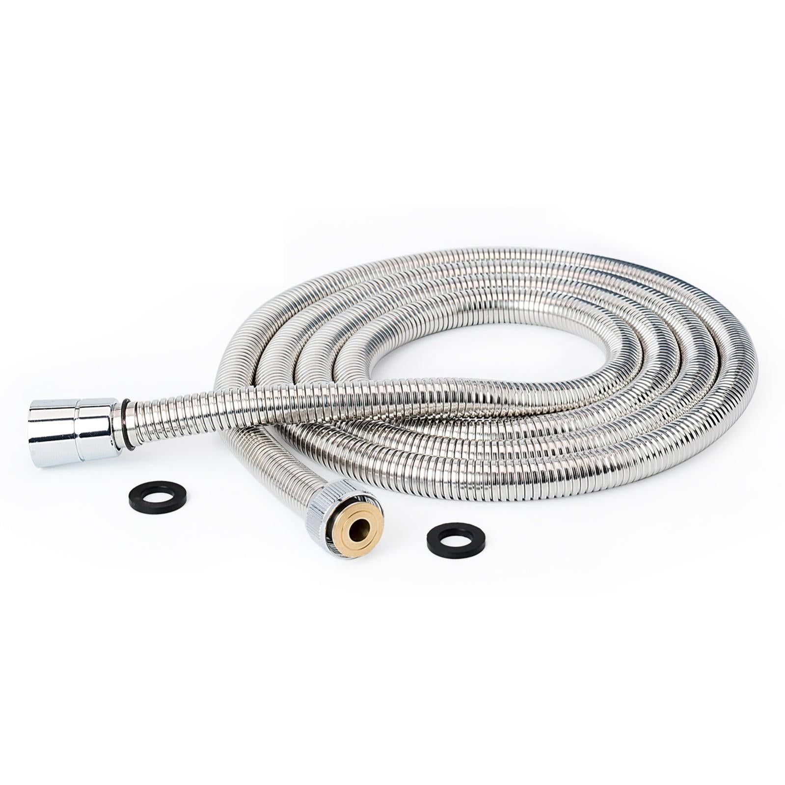 TATAY Comfort - Flexo de Ducha en Acero y Latón 2m Doble Engatillado ...