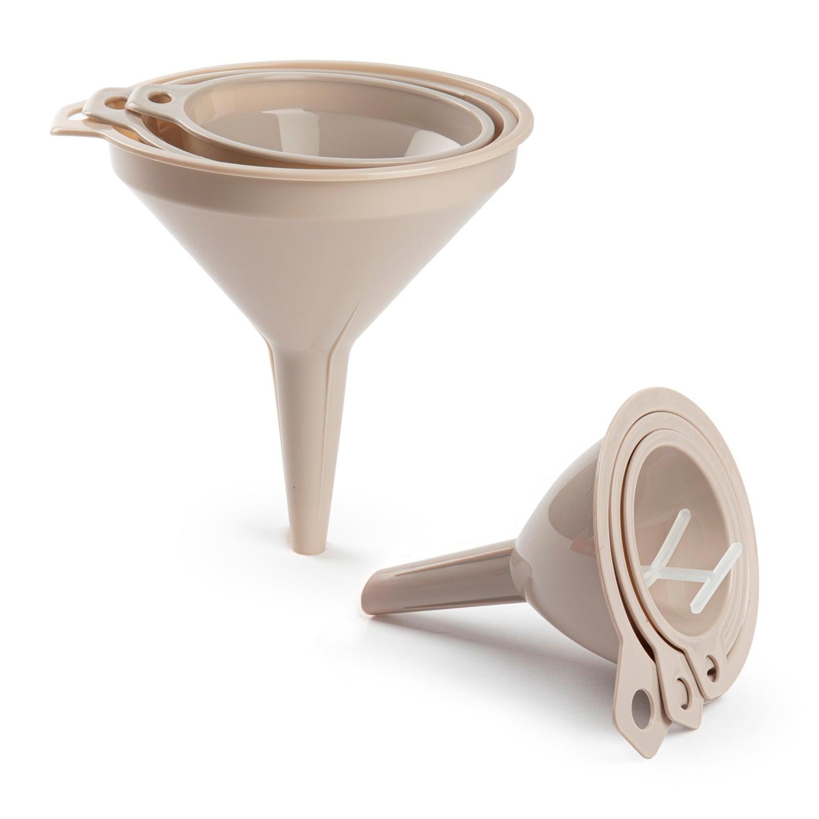 Plastic Forte - Lote de 6 Embudos de Plástico Encajables. Beige | Leroy ...
