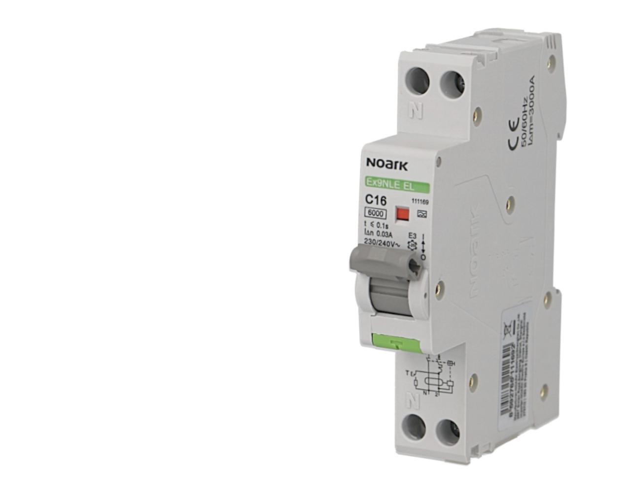 Disjoncteur différentiel "slim" 10A / 30mA type A Noark Ex9NLE EL | Leroy Merlin