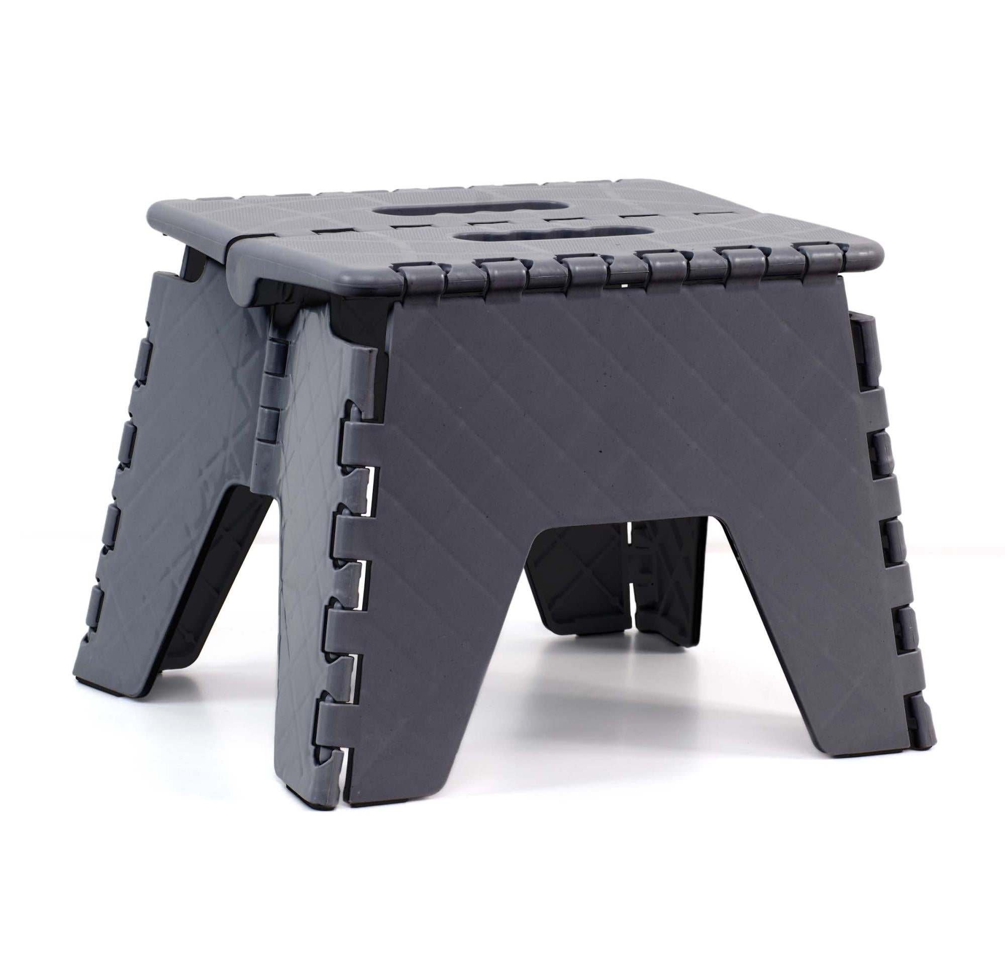 Tabouret Pliant en PVC - Noir (21cm x 25cm) | Leroy Merlin