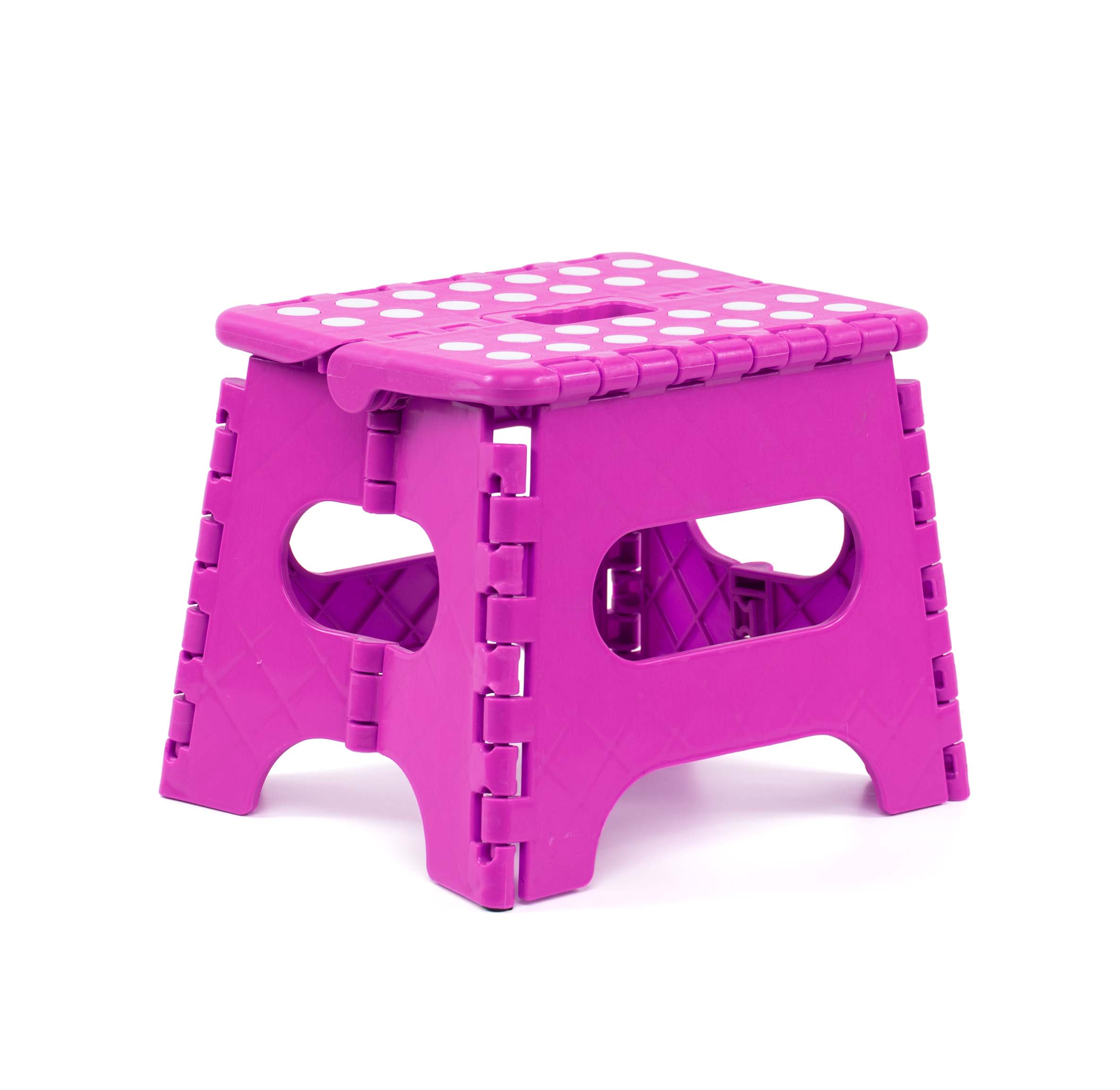Tabouret Pliant PVC - Pois Rose (18 cm x 21 cm) | Leroy Merlin