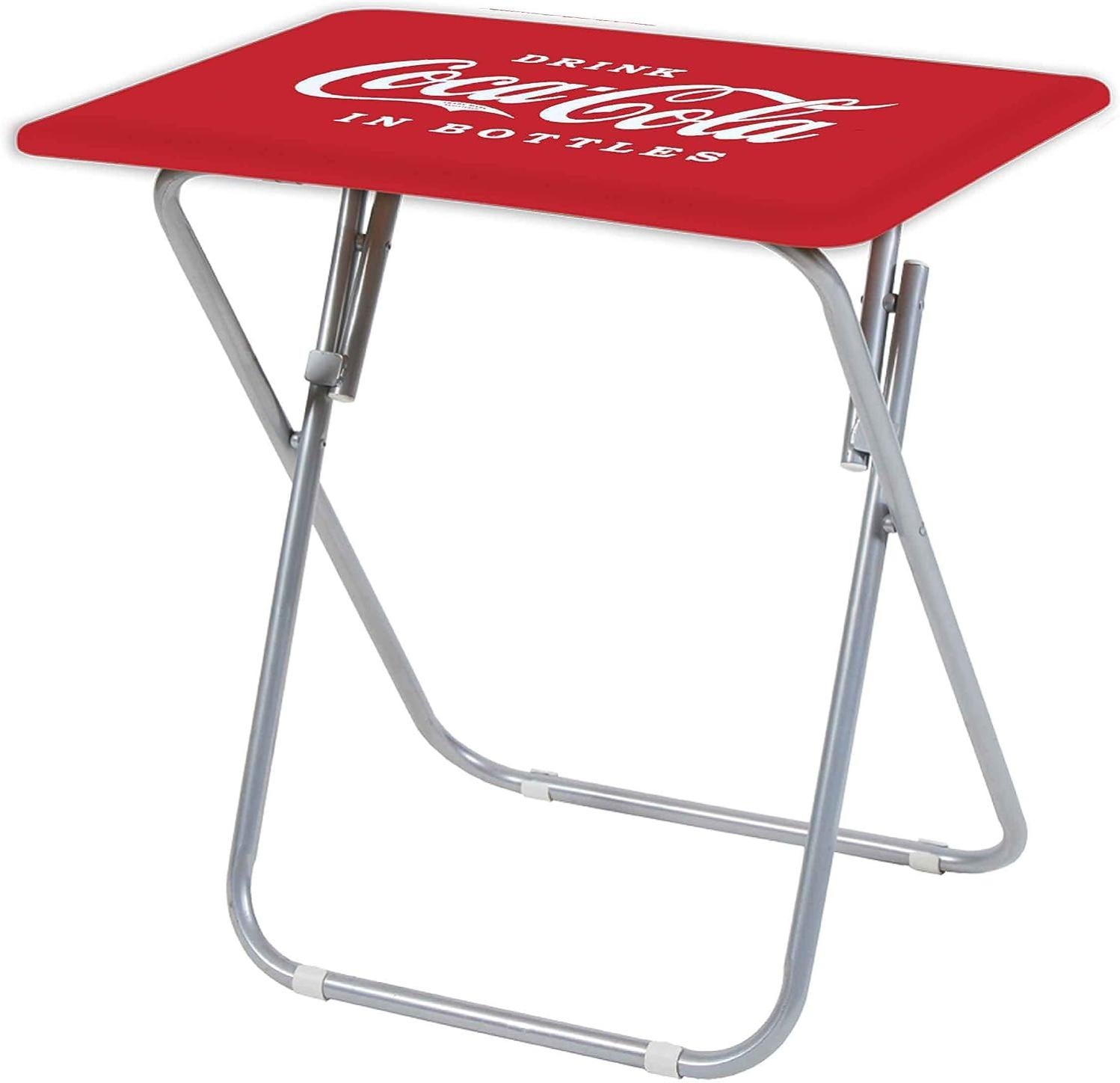 Mesa Plegable Coca Cola Rectangular Pequeña - Mesa Auxiliar Ideal para ...
