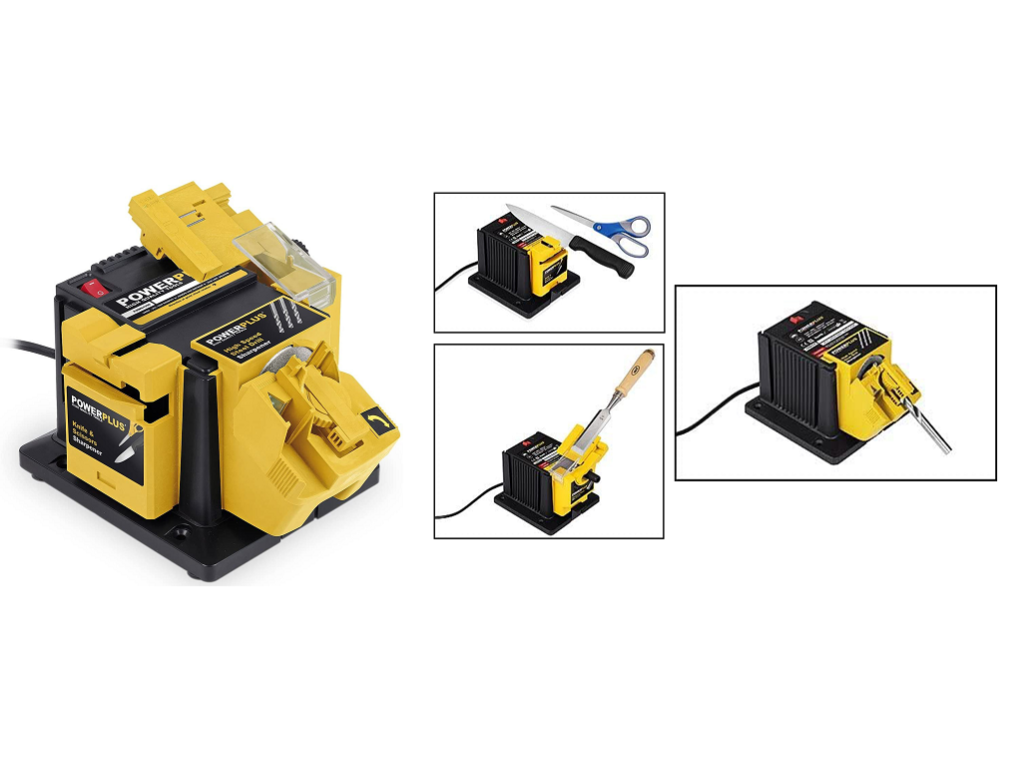 AFFILATORE UNIVERSALE POWX1350 POTENZA 96 W SCALPELLI DA 6 A 50 mm. PUNTE DA 3 A 10 mm. prodotto ...