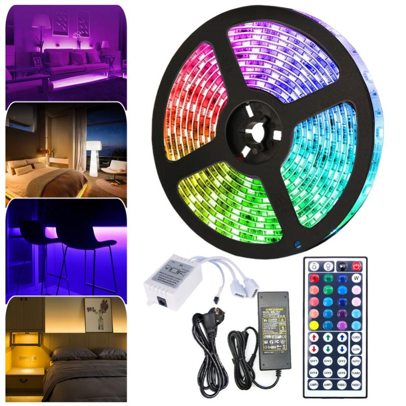 Striscia Led, Strisce LED Luci Led Camera da Letto, Led Striscia RGB ...