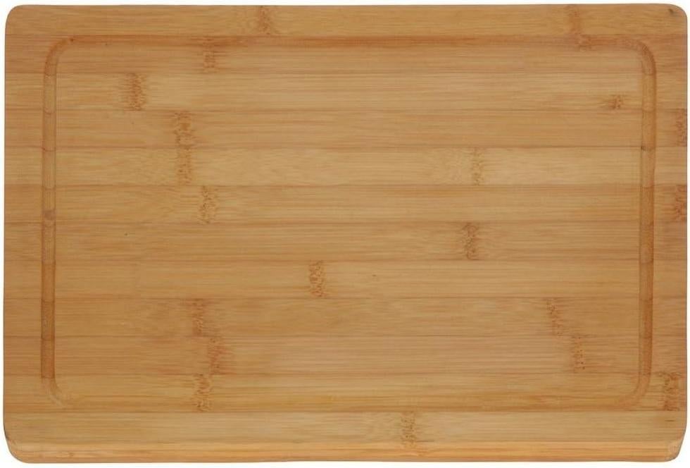Tagliere Bamboo Tagliere In Bambù BAKAJI 56x38cm - Con Scanalatura Anti ...