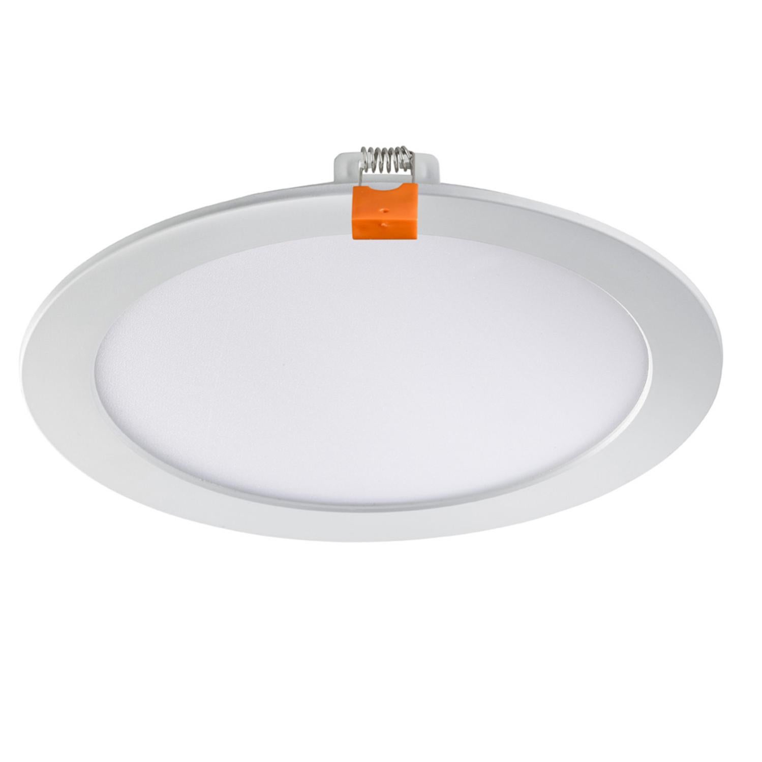 Dalle ronde extra plate 18W IP20 3000K découpe Ø 205 - LUXOLUM | Leroy ...