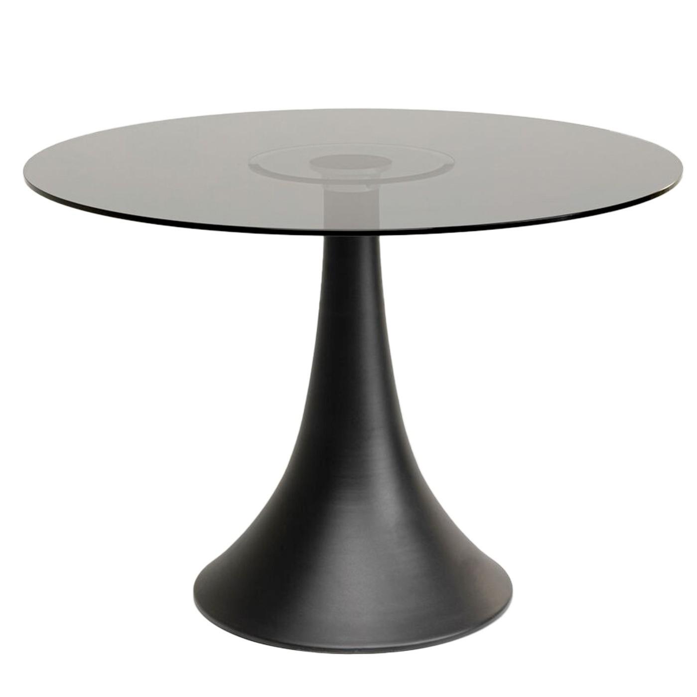 Table Grande Possibilita 110cm noire et verre fumé Kare Design | Leroy ...