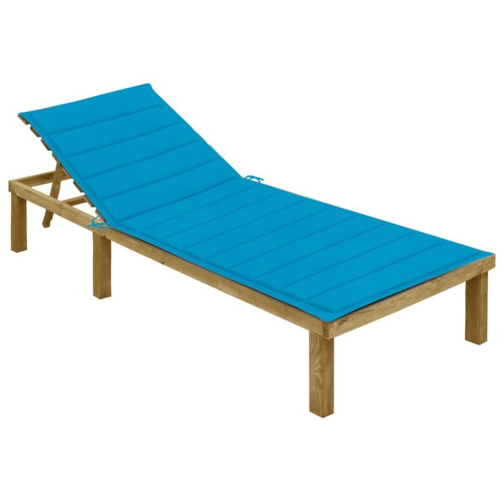 Transat chaise longue bain de soleil lit de jardin terrasse meuble d'extérieur 200 cm avec ...