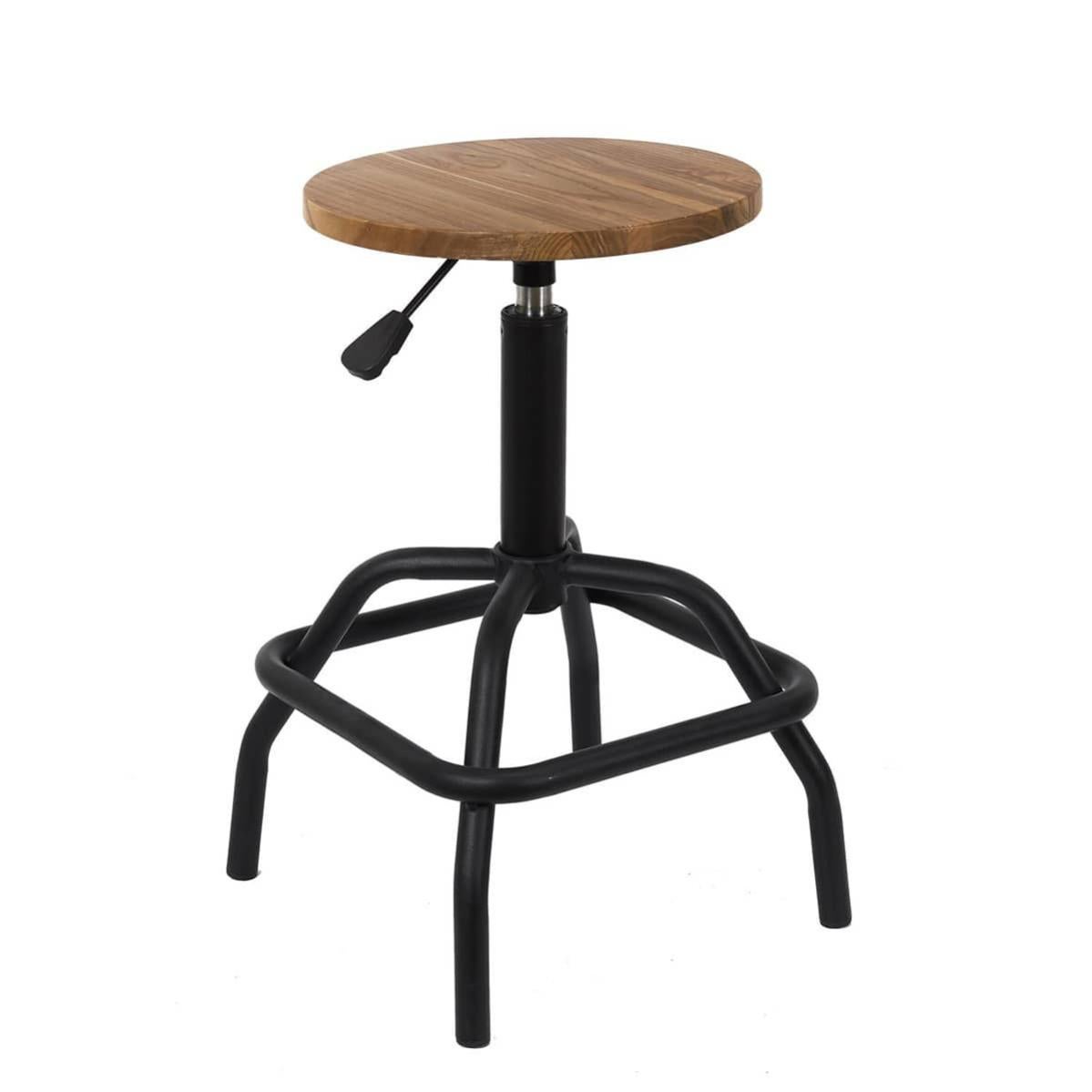 Tabouret Reglable Bois