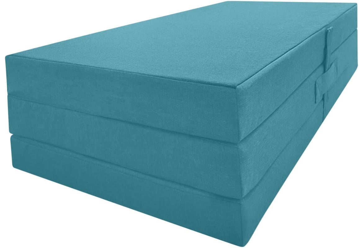 COLCHÓN PLEGABLE TURQUESA 120*190 Colchón Camper Colchón Suelo, colchón ...