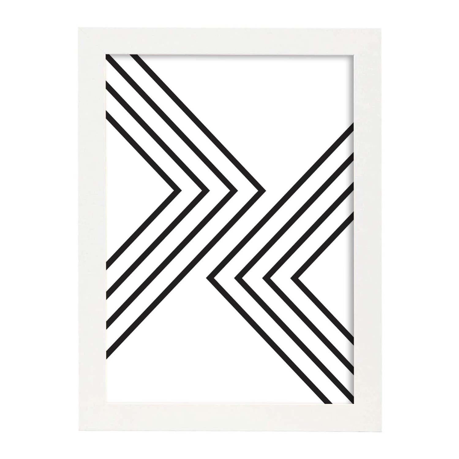 Pubblica Con Disegno Di Linea Nordica. Forma Forma, Illustrata Con ...