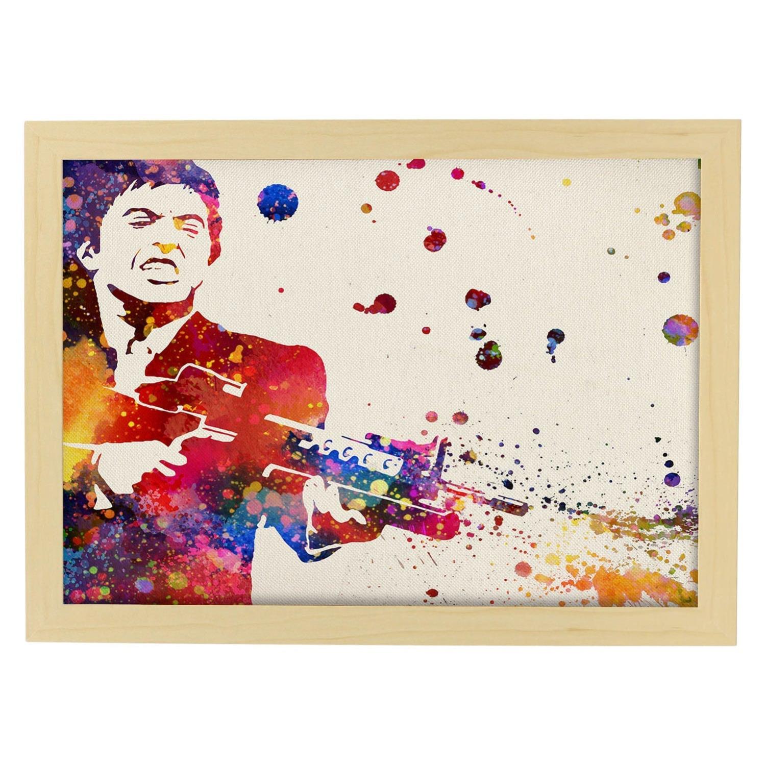 Im Affiche D'al Pacino Scarface. Affiches Avec Flose Waterpute, Acteurs ...