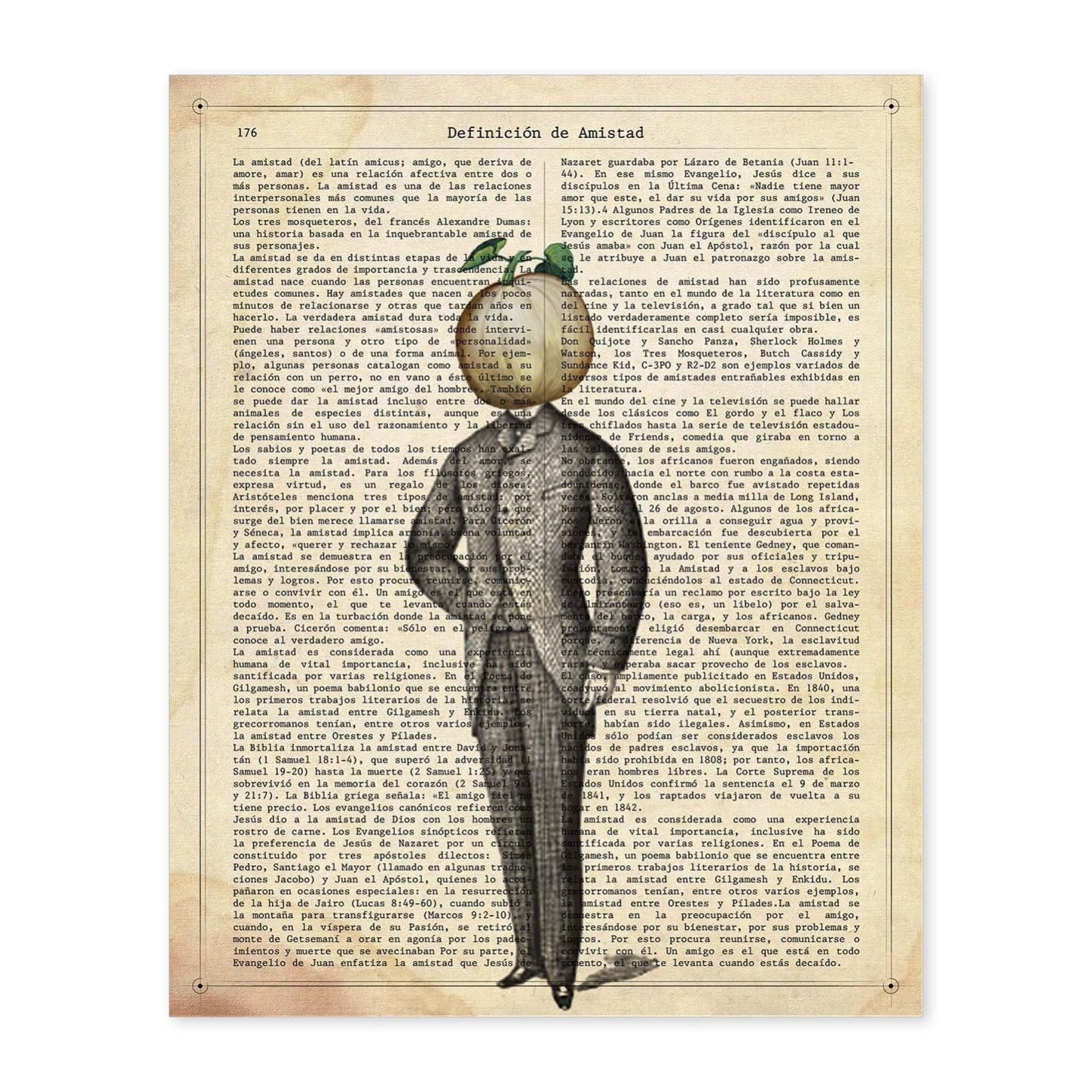 Poster De Calabaza Posando. Láminas De Frutas Y Verduras Con ...