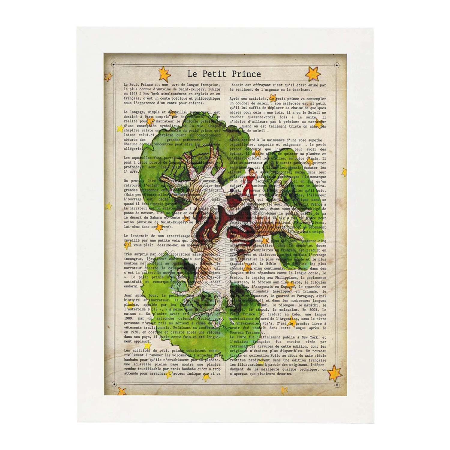 Poster Del Principito Para Niños Pequeños. Lámina De Principito Baobab ...
