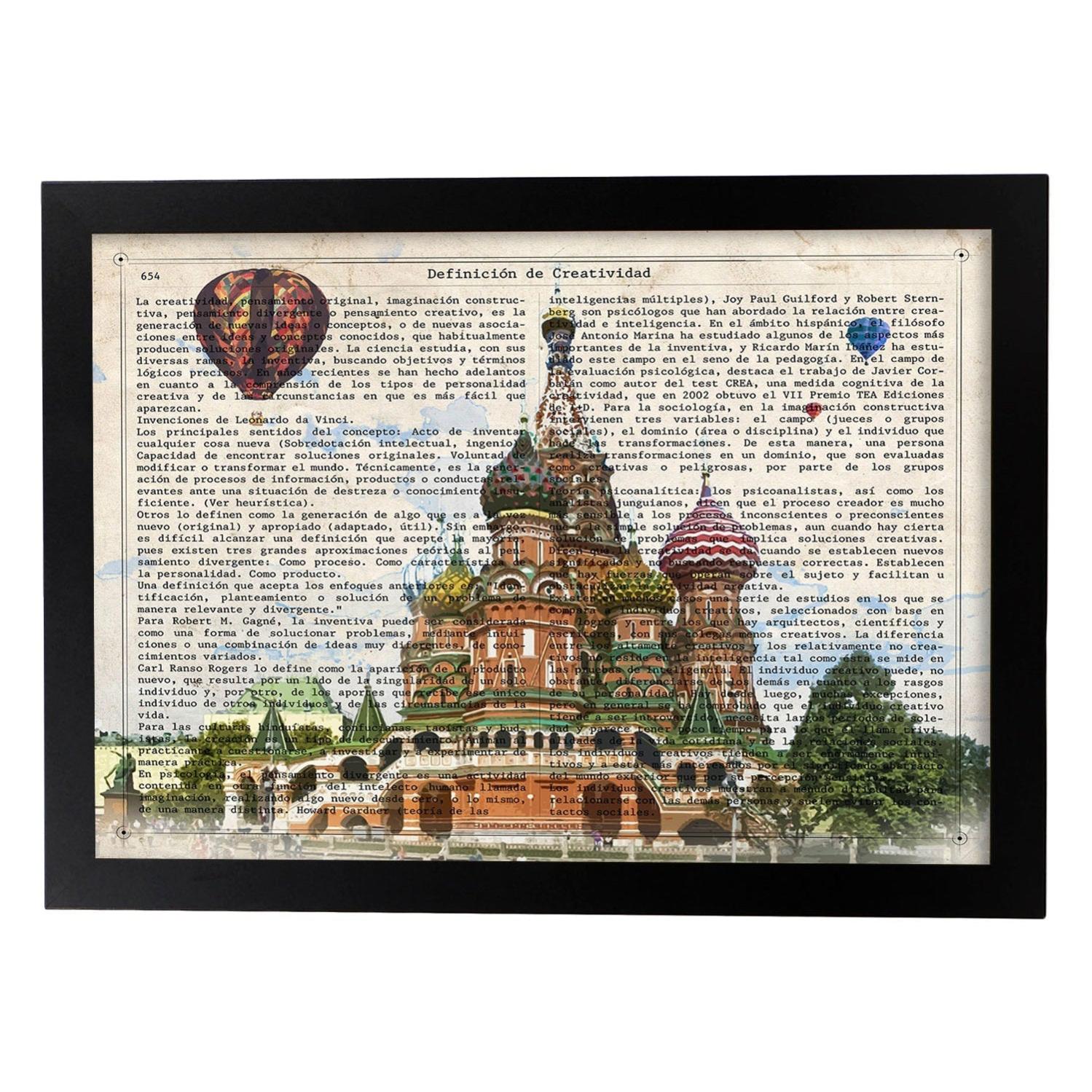 Affiche De La Russie (san Basilio). Plaques Et Illustrations De Villes ...