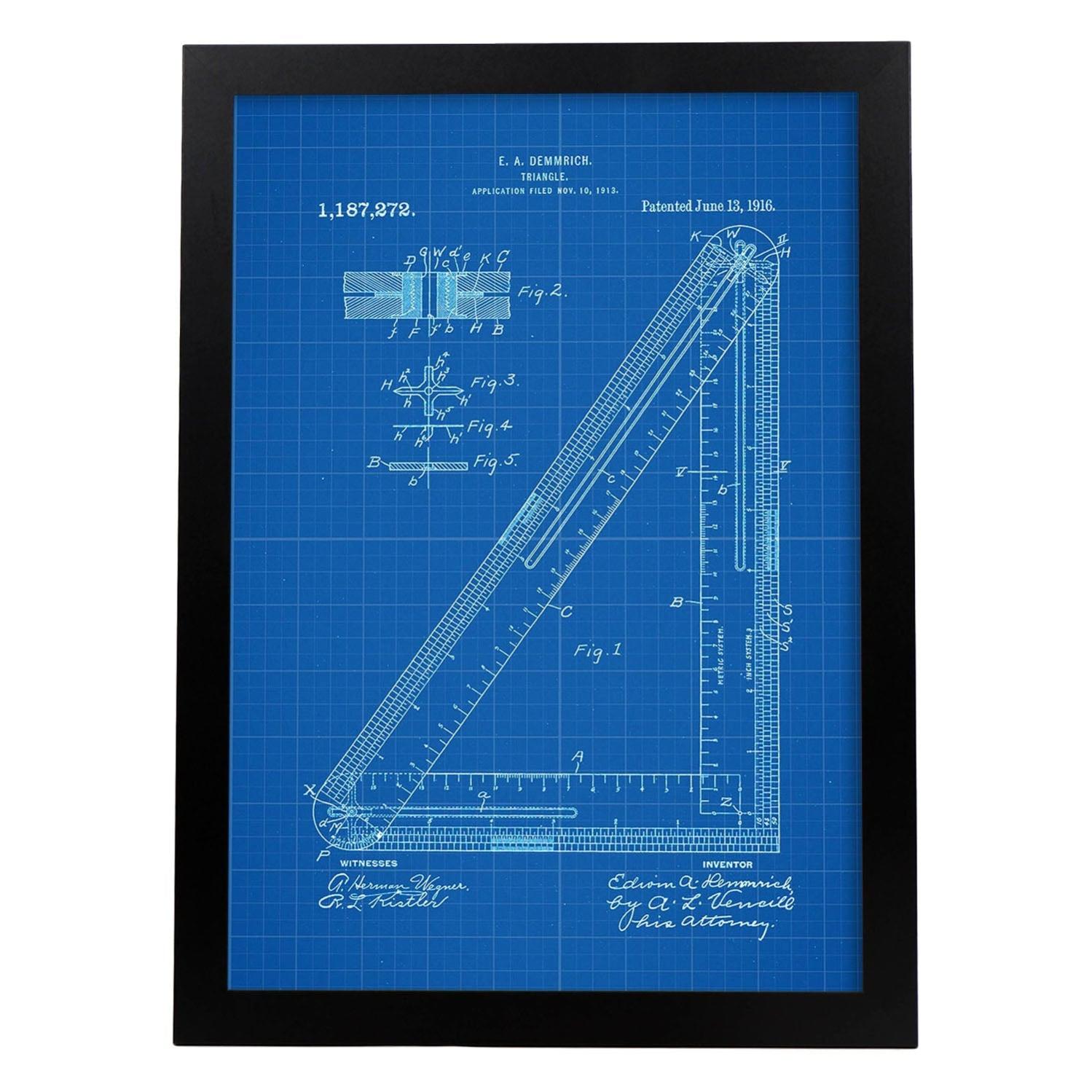 Poster Di Brevetto Della Squadra. Lã©mina Con Vecchio Design Di ...