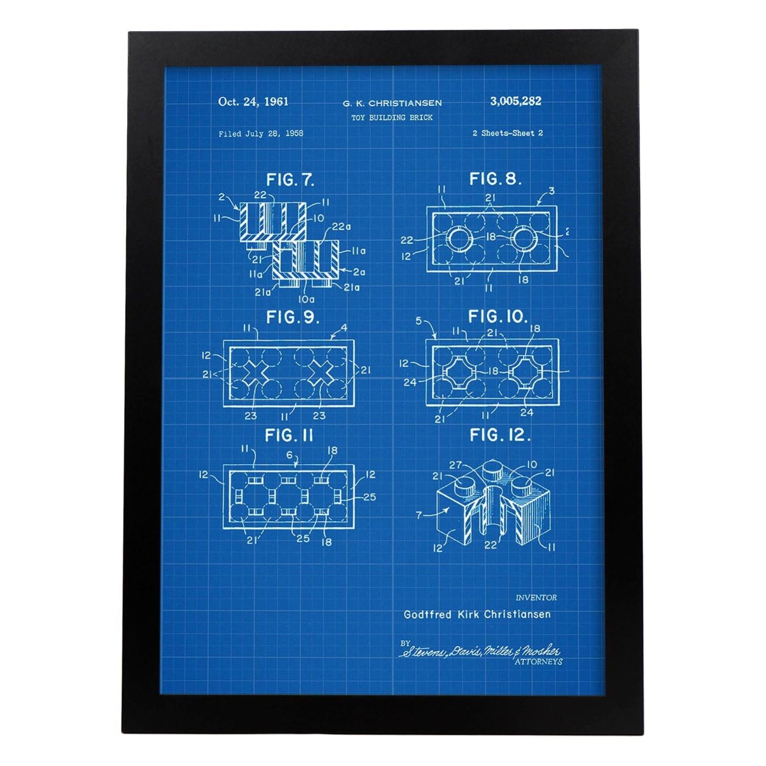 Parti Lego Post 2. Larine Con Antico Design Di Brevetto Clara Wood A4 ...