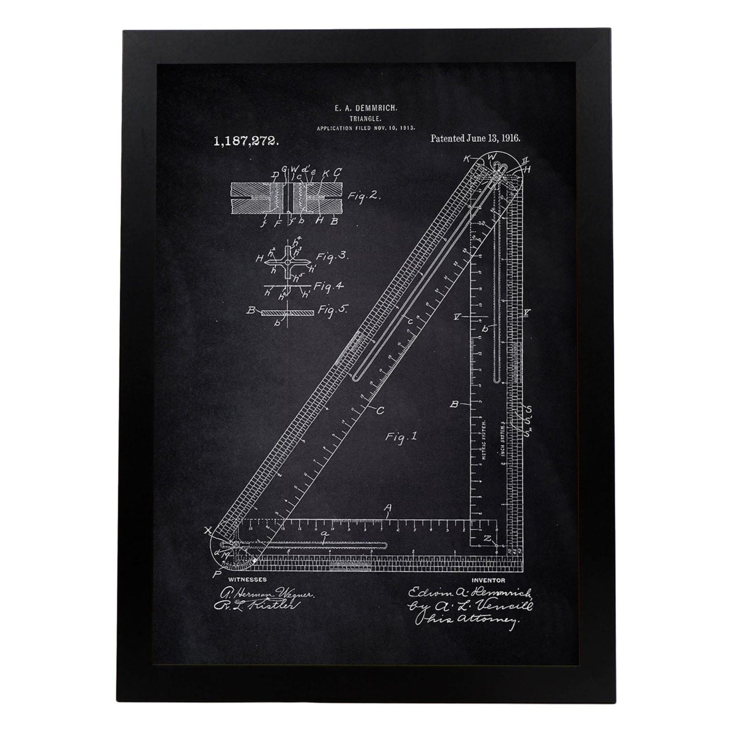Poster Di Brevetto Della Squadra. Antico Foglio Di Design Dei Brevetti ...