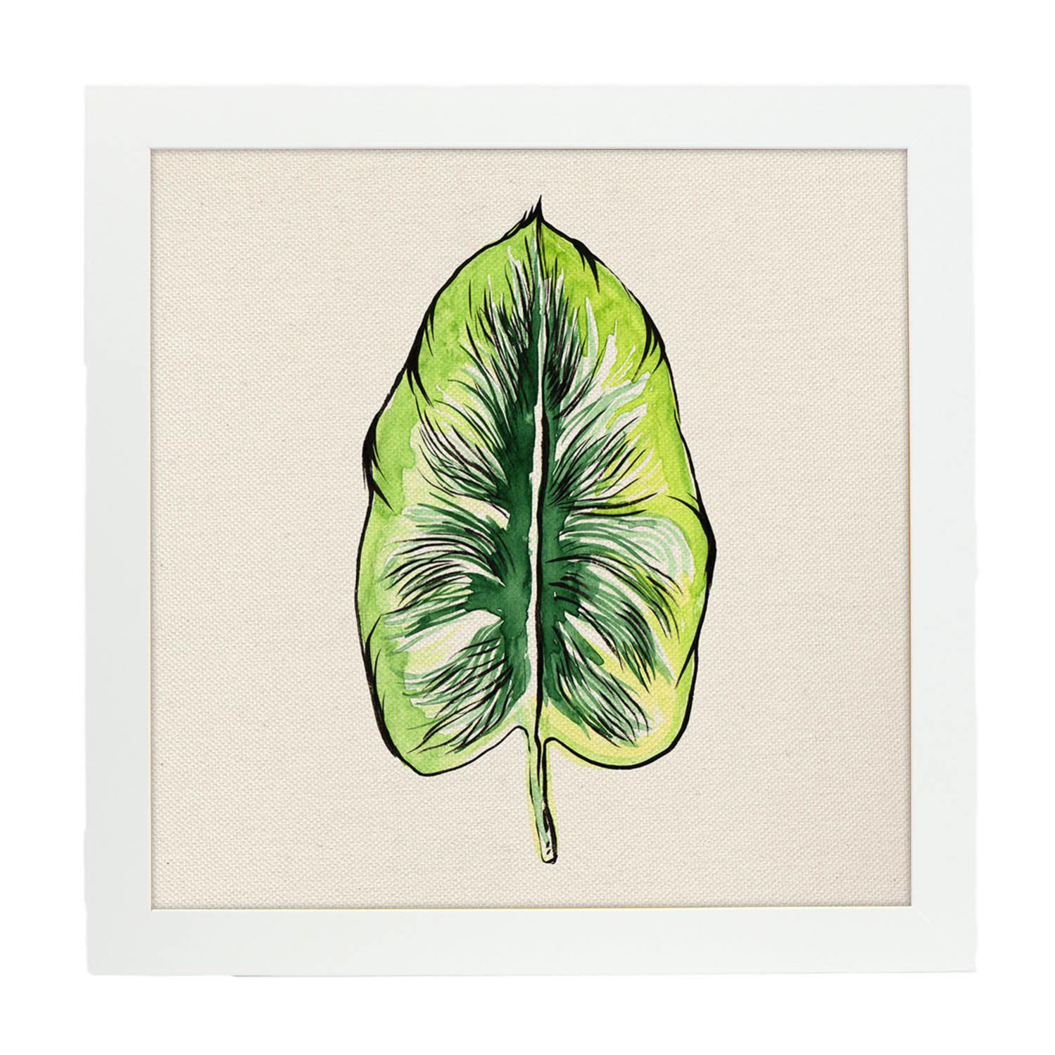 Affiche De Fleur Et De Nature. Perte Carrée Perdue, Illustrée De ...