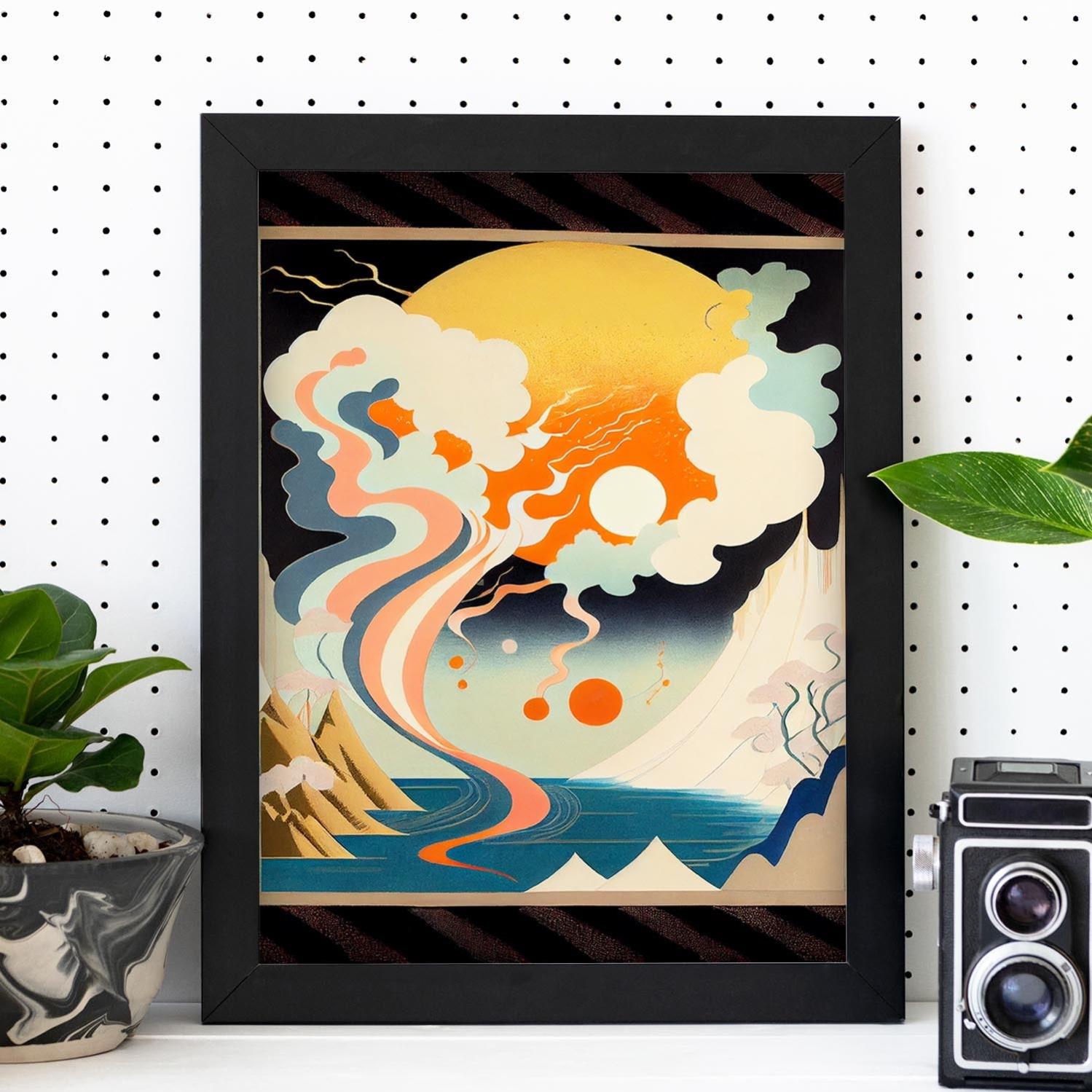 Nacnic Surrasche Astress Ukiyo 20. Stampe D'arte Estetica A Parete Per ...