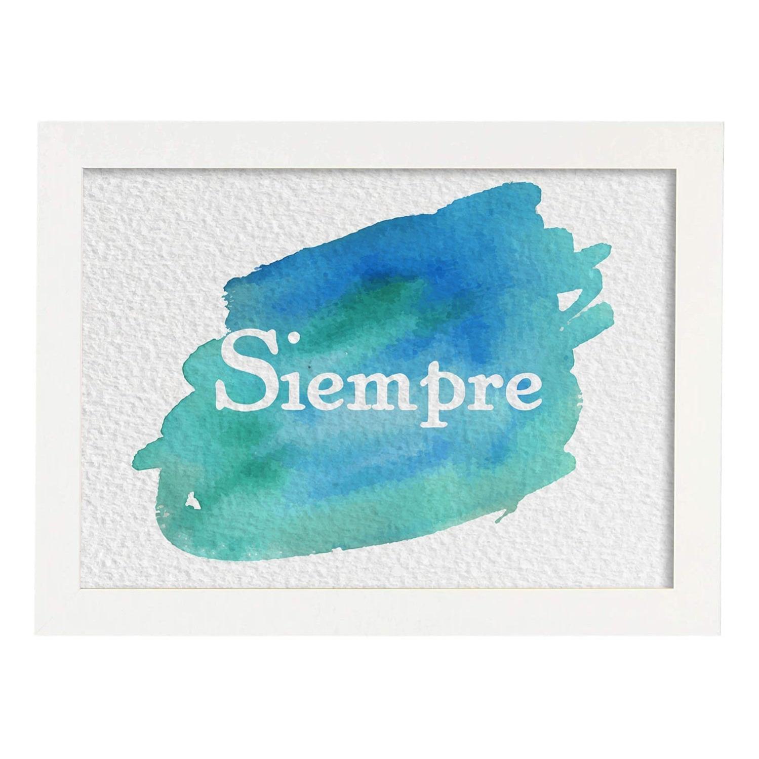 Poster Colorati Di Parole. Lamina Di Parola Sempre Con Design Colorato ...