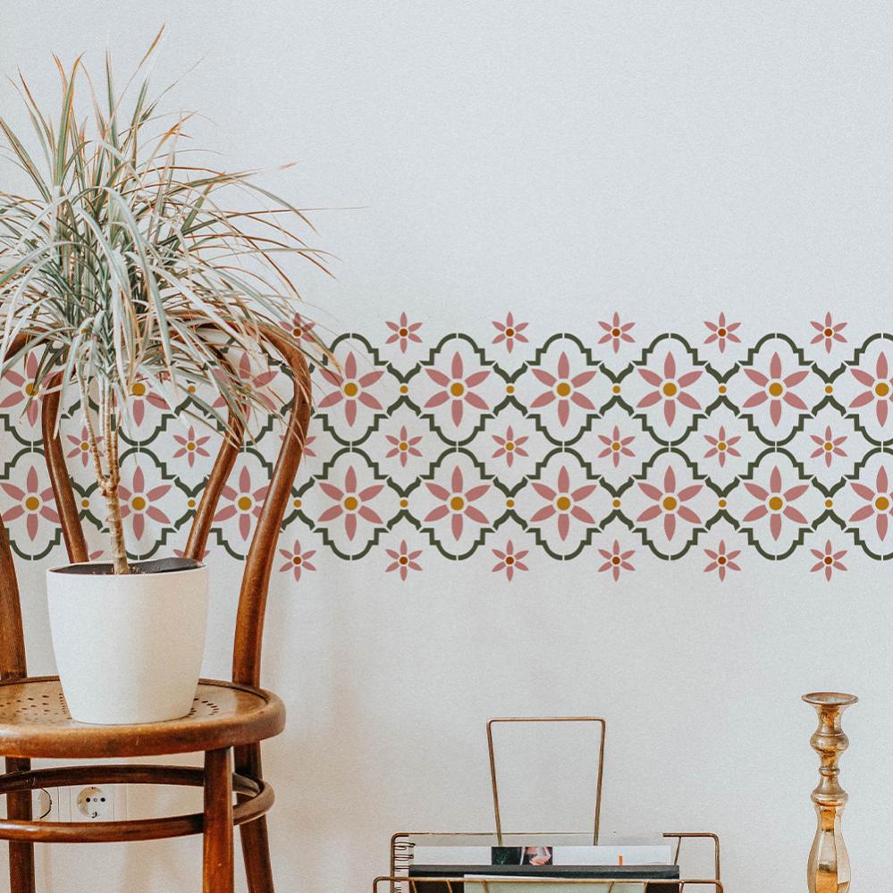 Stencil, per decorazione, floreale, pizzo, perfetto per i tuoi progetti ...