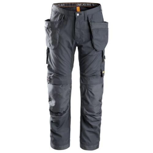Pantalones largos de trabajo AllroundWork bolsillos flotantes 6201 Gris ...