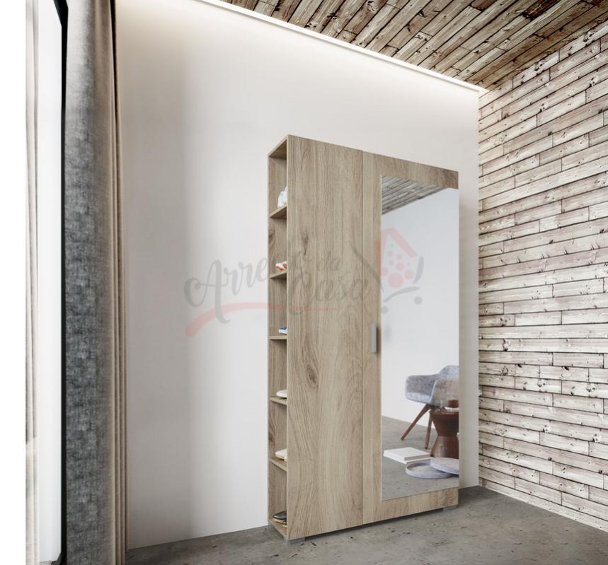 Mobile armadio design moderno II9 90x185 rovere chiaro | Leroy Merlin