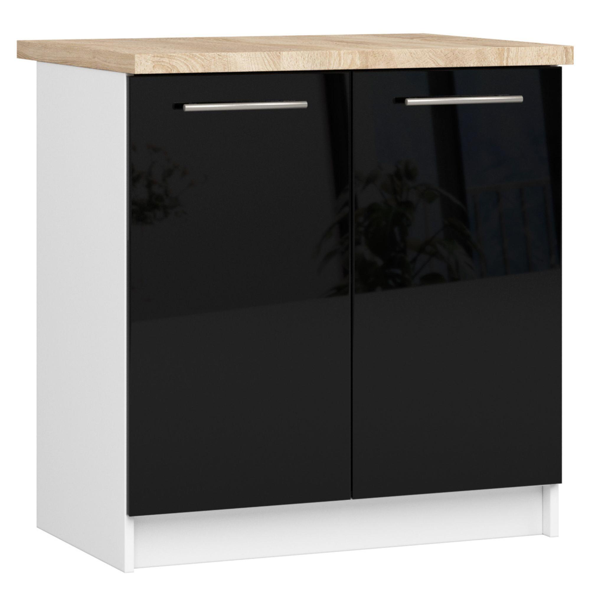 Armoires De Cuisine Basse Akord S80 Oliwia Modulable Blanc 80 Cm 2