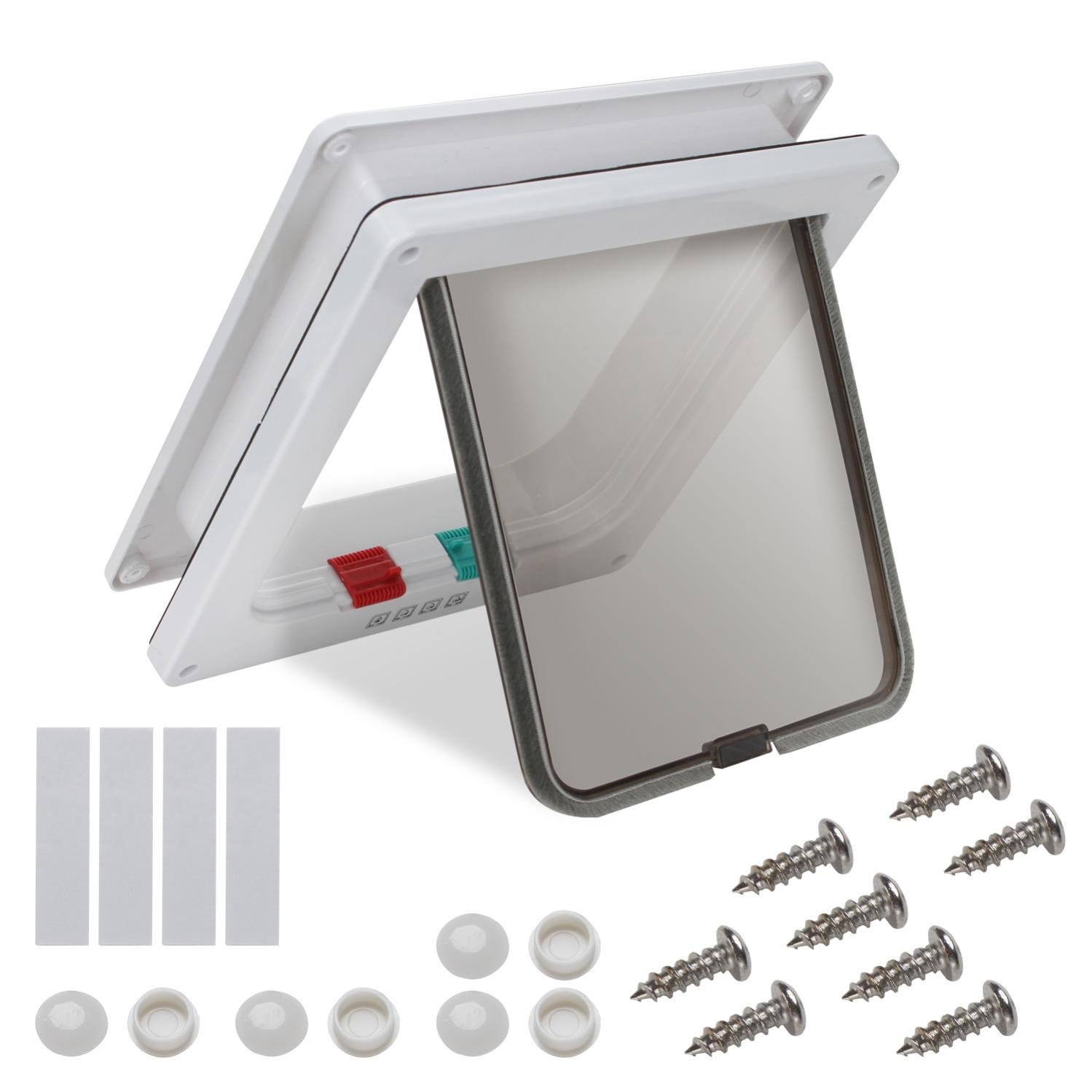 Chatière chatière pour animaux domestiques chatière 4 voies pour chiens ...