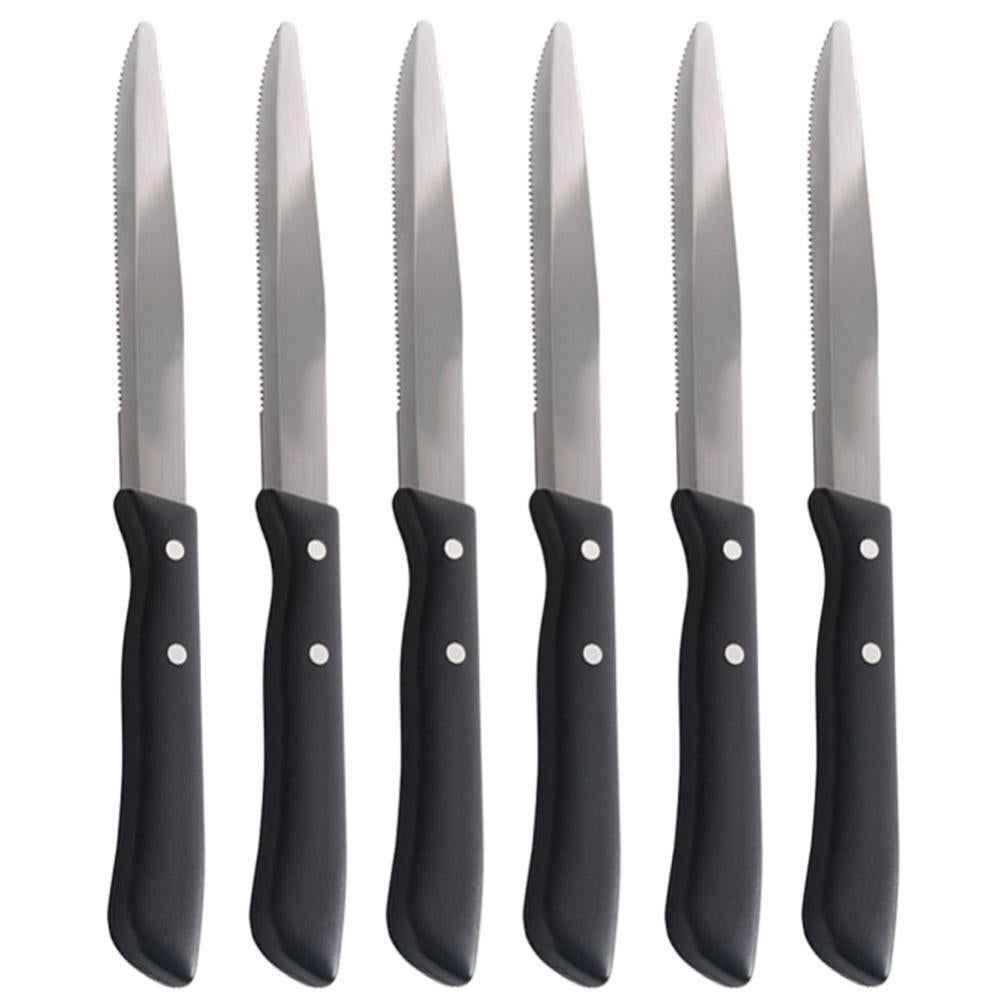 Coltello da tavola set12 per bistecca carne pizza lama acciaio inox ...