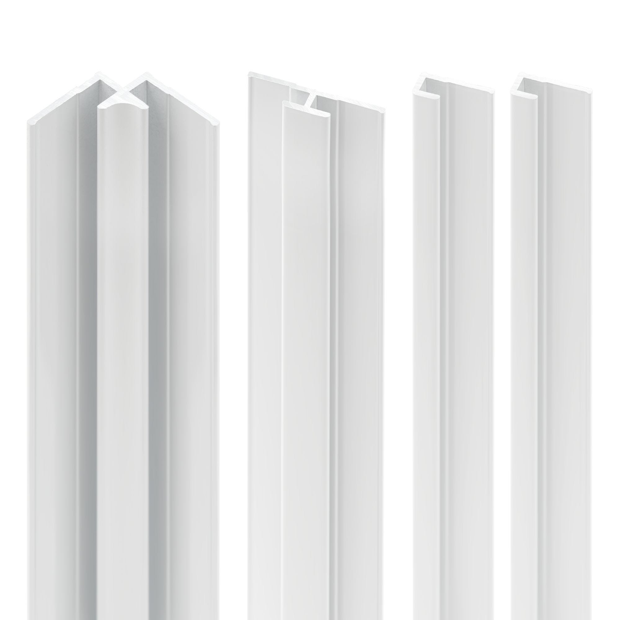 Schulte Pack de profilés de finition + 1 profilé d’angle + 1 profilé d ... Schulte Pack de profilés de finition + 1 profilé d’angle + 1 profilé d ...