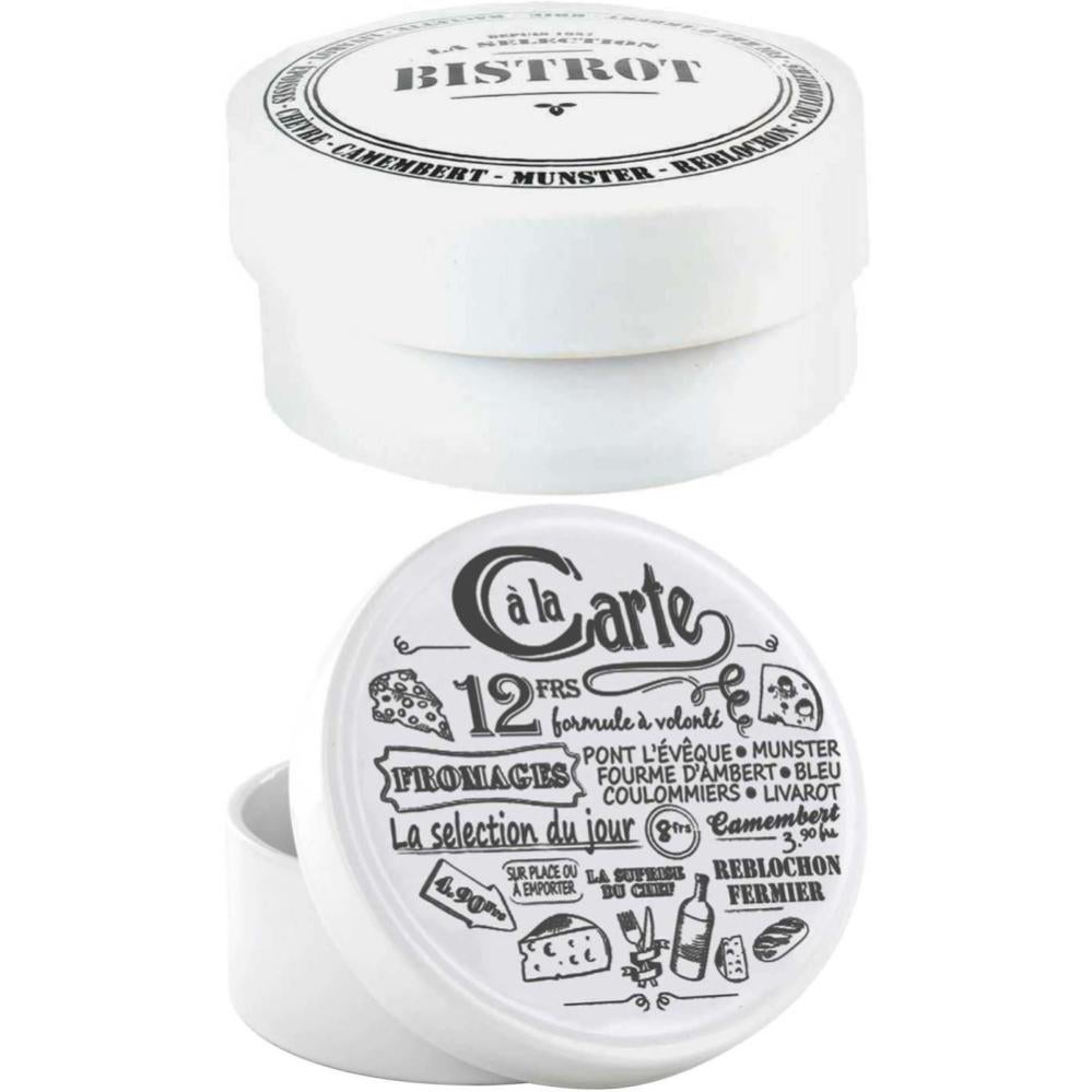 Boîte à fromages en céramique spécial cuisson (Lot de 2) Cook Concept ...