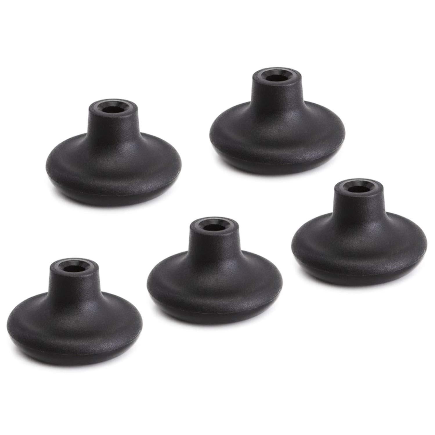 Set de 5 Patins de Chaise Noir, Ø 10 mm, Capacité 30 kg/patin | Leroy ...