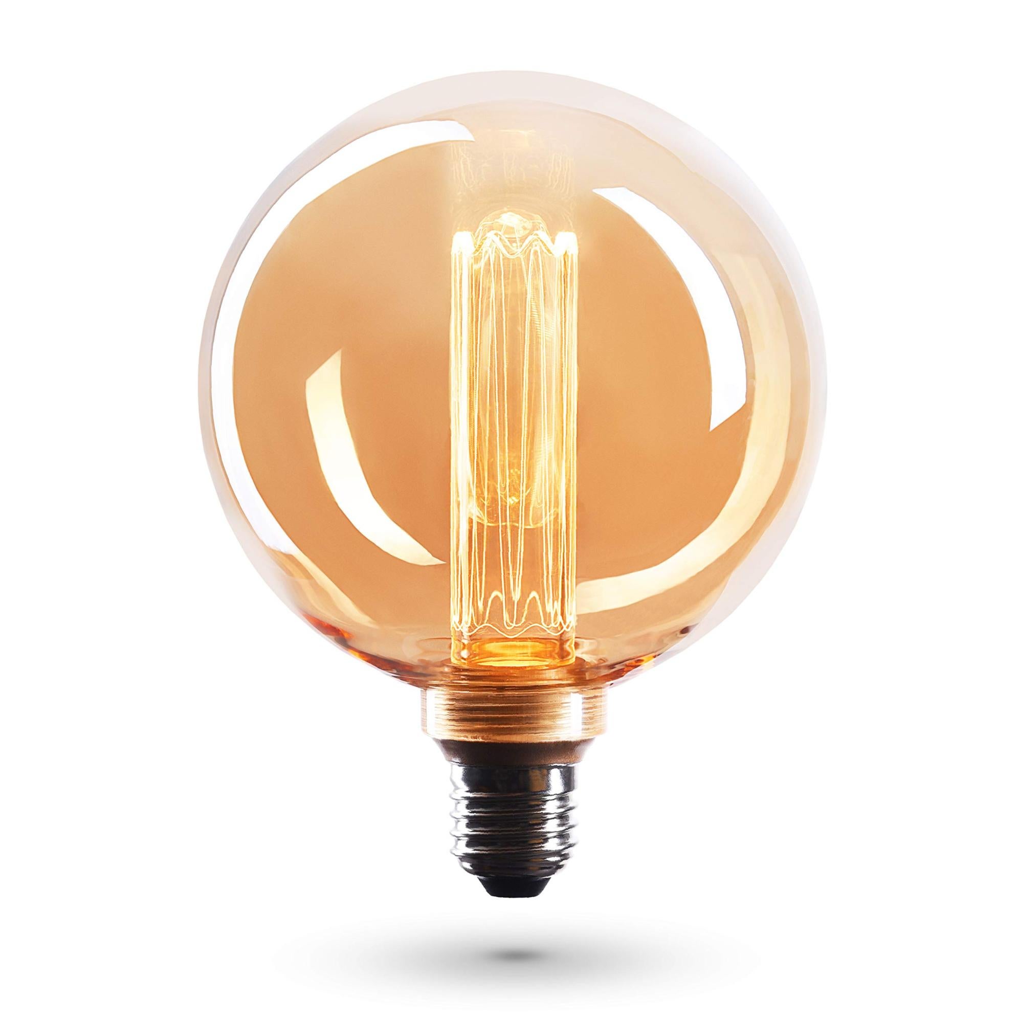 Ampoule LED filament E27, 3,5W, 1800K, blanc chaud, dimmable | Leroy Merlin